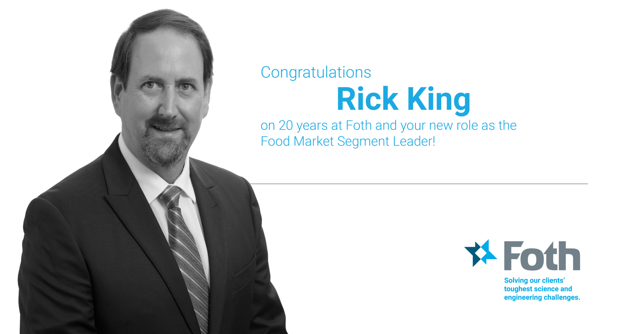 Foth Announces Rick King as the Food Market Segment Leader